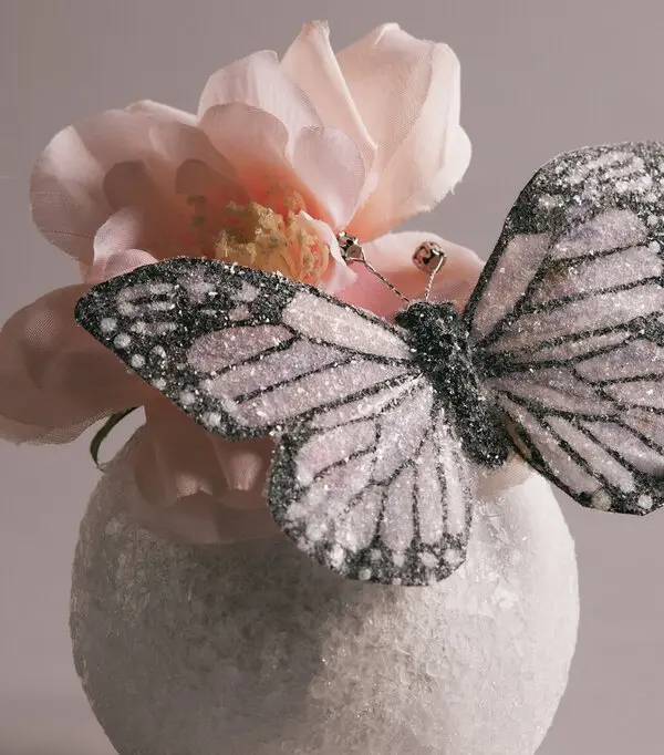 Harrods Glitter Butterfly Bauble