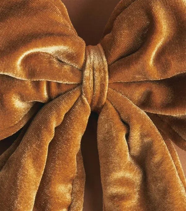 LUXURY GARLAND Large Velvet Bow Tree Decoration