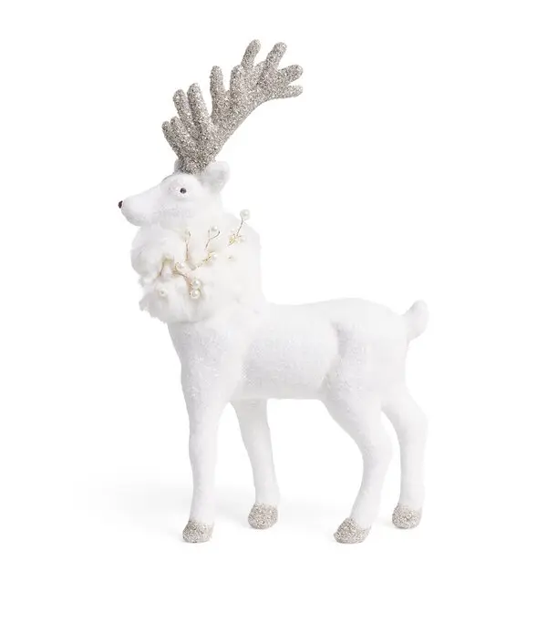 Harrods Glitter Prancer Reindeer Ornament
