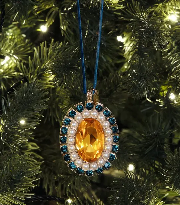 JOANNA BUCHANAN Crystal And Faux Pearl Embellished Pendant Decoration