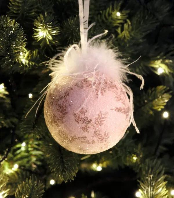 Harrods Glitter Bird Bauble