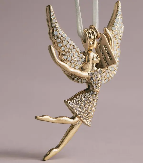 JOANNA BUCHANAN Crystal-embellished Angel Tree Decoration