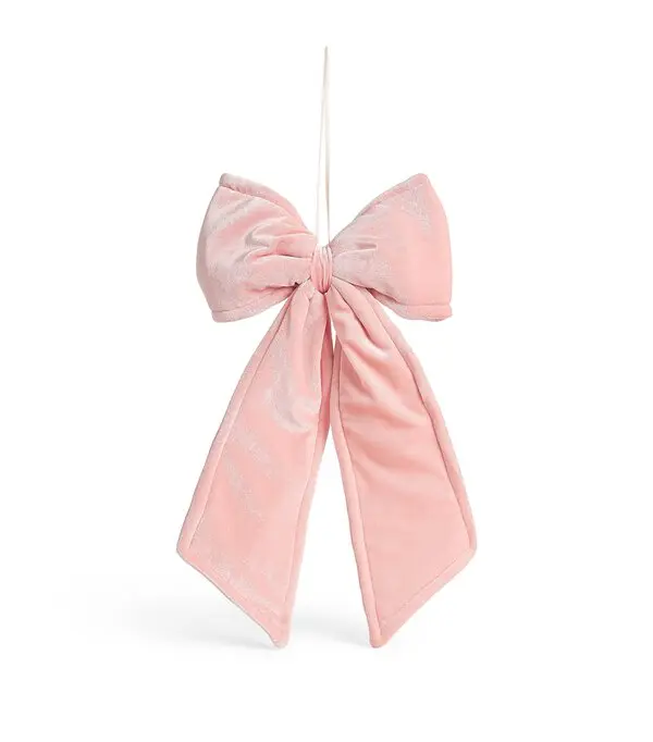 LUXURY GARLAND Large Velvet Bow Tree Decoration
