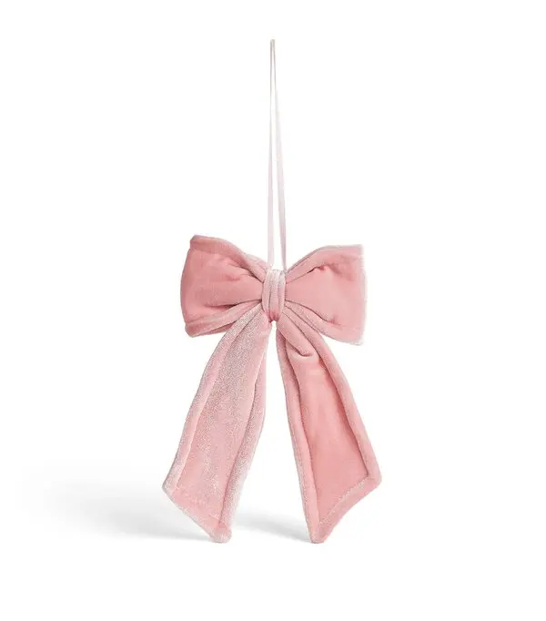 LUXURY GARLAND Mini Velvet Bow Tree Decoration