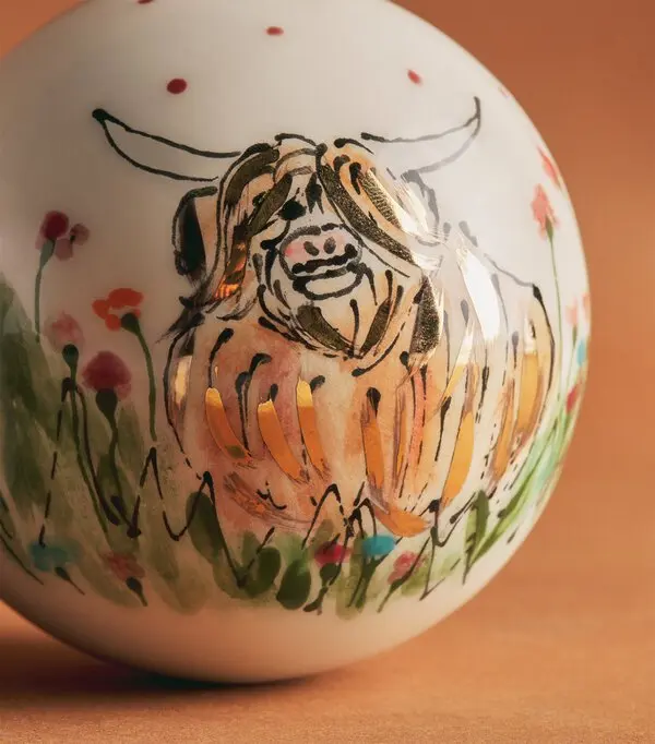 JAYNE REDMOND Highland Cow Bauble