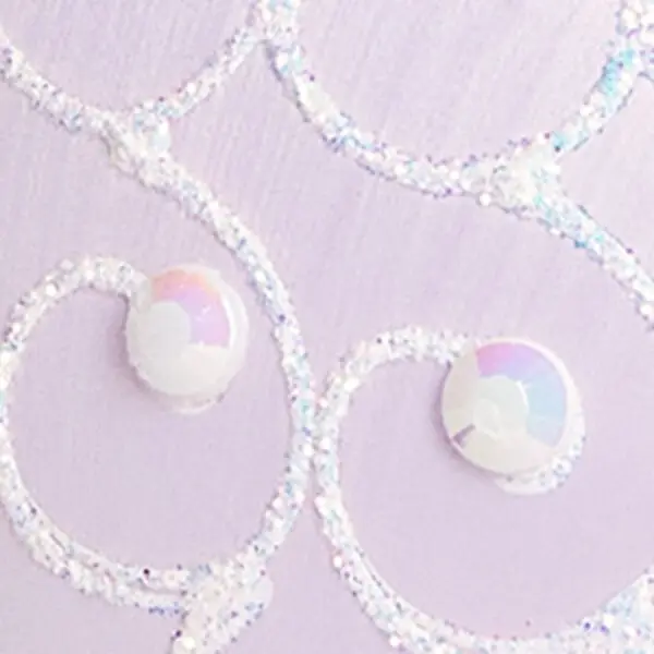 Harrods Faux Pearl And Glitter Swirl Bauble
