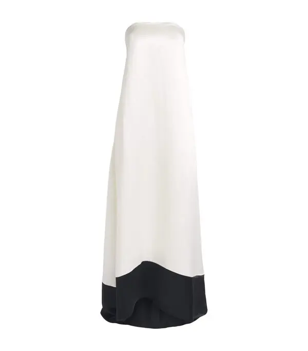 ABADIA Strapless Diana Maxi Dress