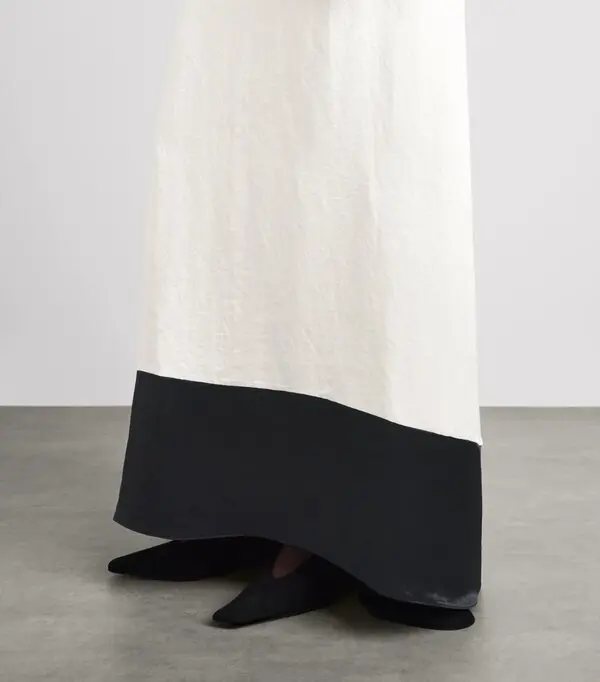 ABADIA Strapless Diana Maxi Dress
