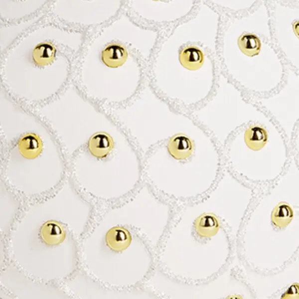 Harrods Embellished Glitter Swirl Bauble