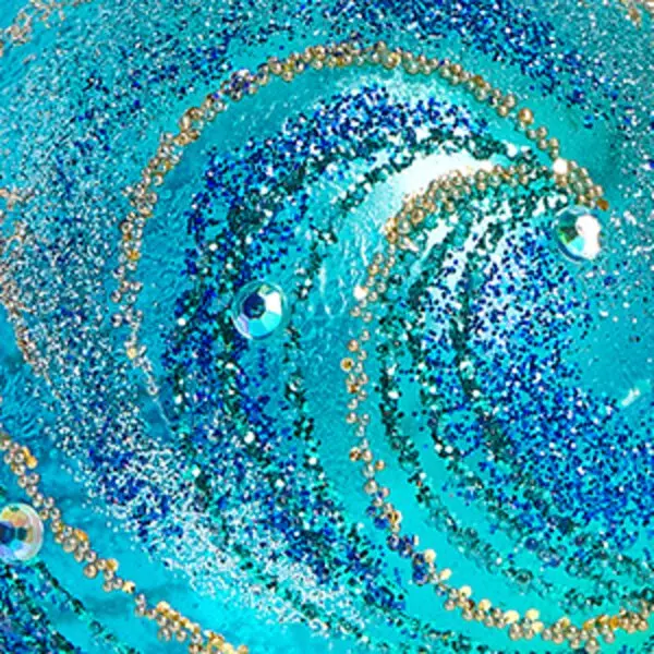 Harrods Gitter Wave Bauble