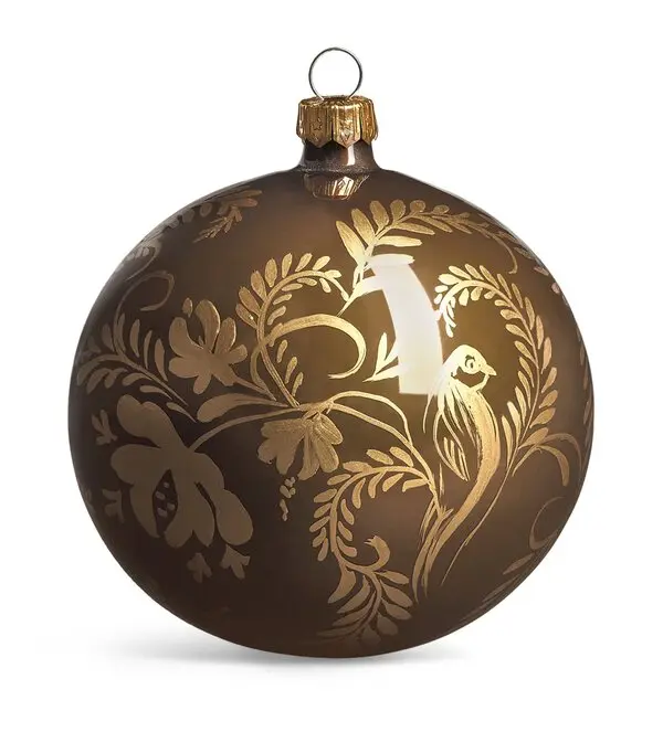 Harrods Glass Bird Bauble