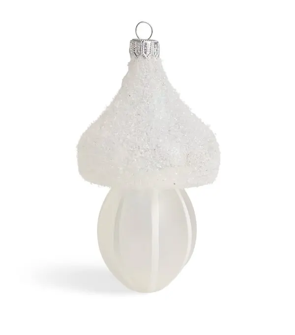 Harrods Glitter Mushroom Decoration