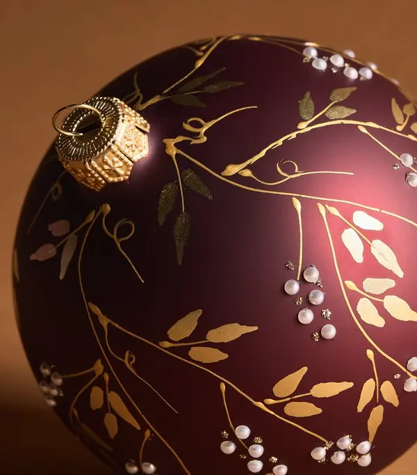 Harrods Faux Pearl Floral Bauble