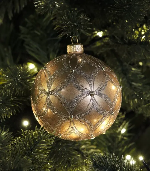 Harrods Shimmer-effect Glitter Bauble