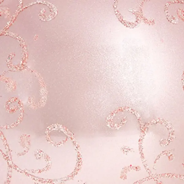 Harrods Metallic Glitter Swirl Bauble