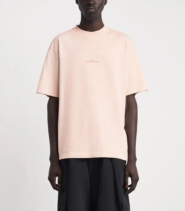 Stone Island Organic Cotton Logo T-shirt