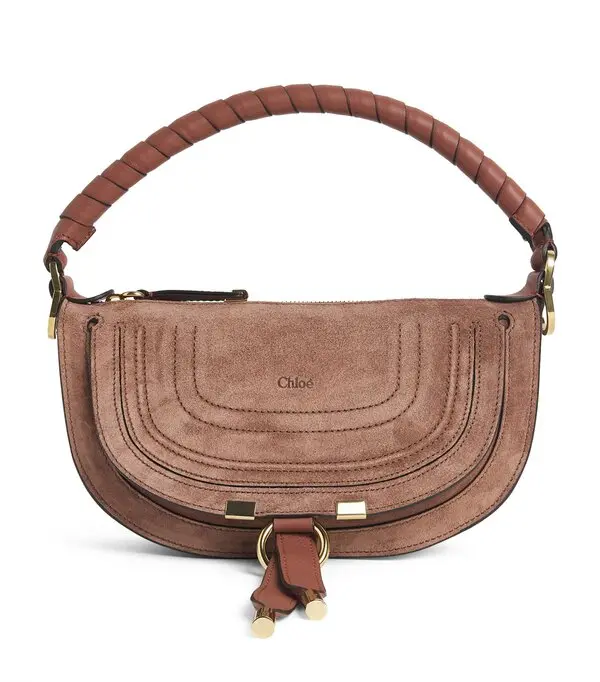 Chloé Mini Suede Marcie Shoulder Bag