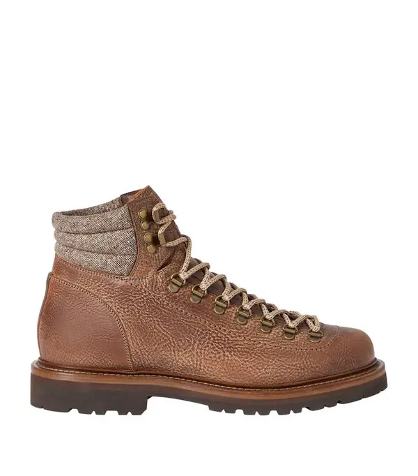 Brunello Cucinelli Leather Ankle Boots