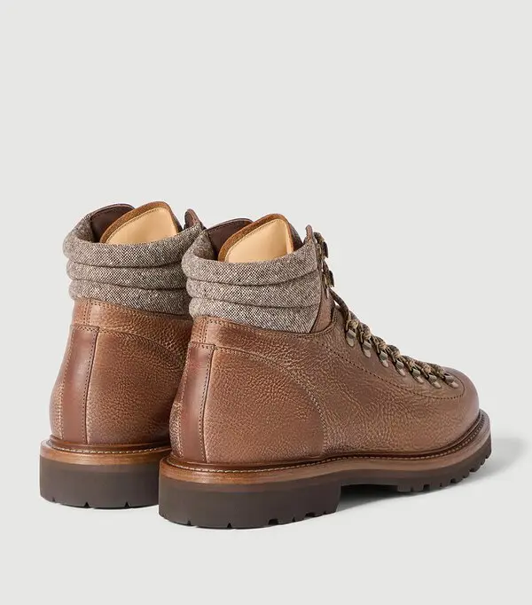 Brunello Cucinelli Leather Ankle Boots