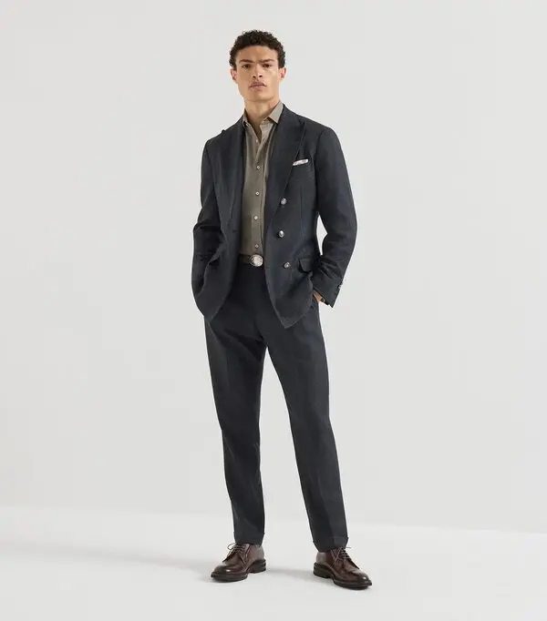 Brunello Cucinelli Cotton Twill Garment-dyed Shirt