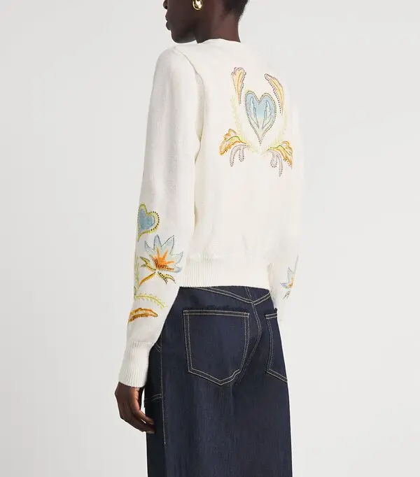 Cinq À Sept Embroidered Nikko Cardigan