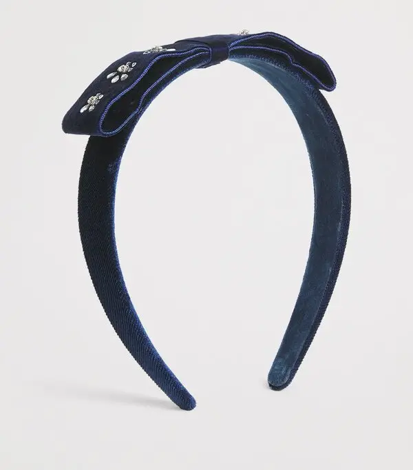 TARTINE ET CHOCOLAT Velvet Rhinestone Headband