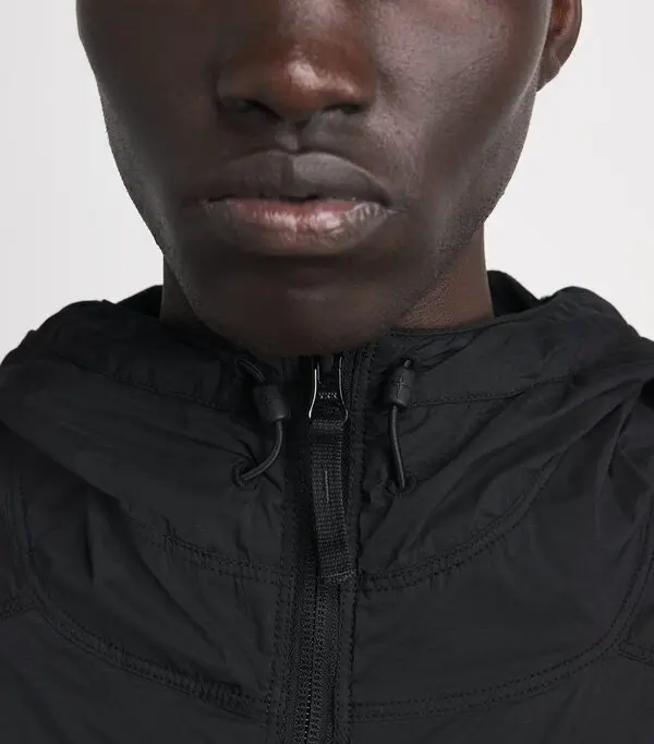 Stone Island Nylon Stretch-tc Hooded Jacket - Black