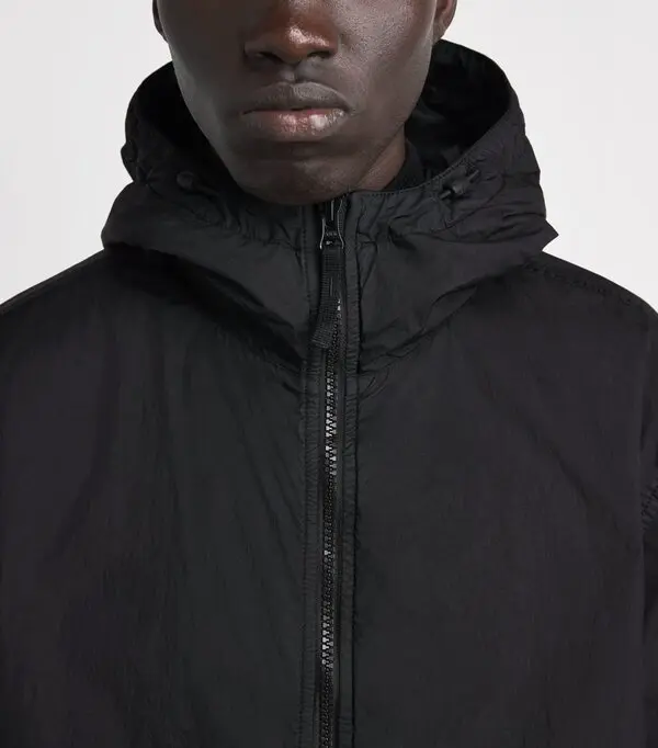 Stone Island Nylon Crinkle Reps Hooded Jacket
