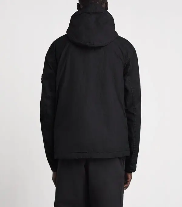 Stone Island Nylon Crinkle Reps Hooded Jacket
