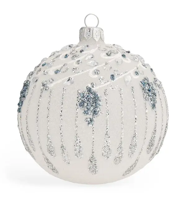 Harrods Glass Embellished Bauble