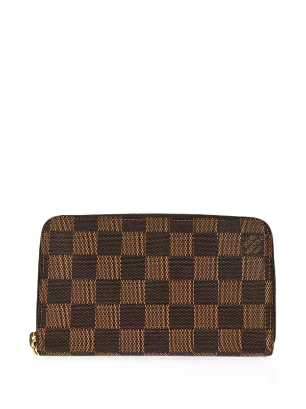 LOUIS VUITTON 2010 Damier Ebène Zippy Wallet