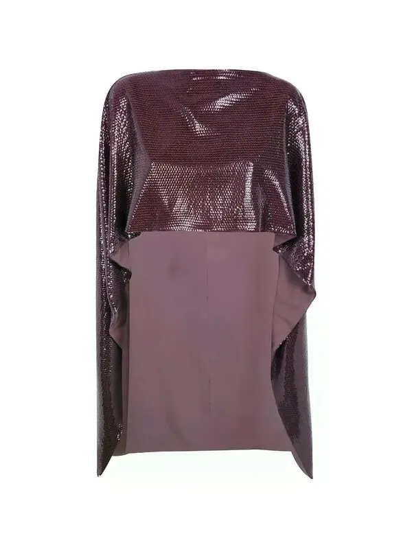 Alberta Ferretti Embellished Cape