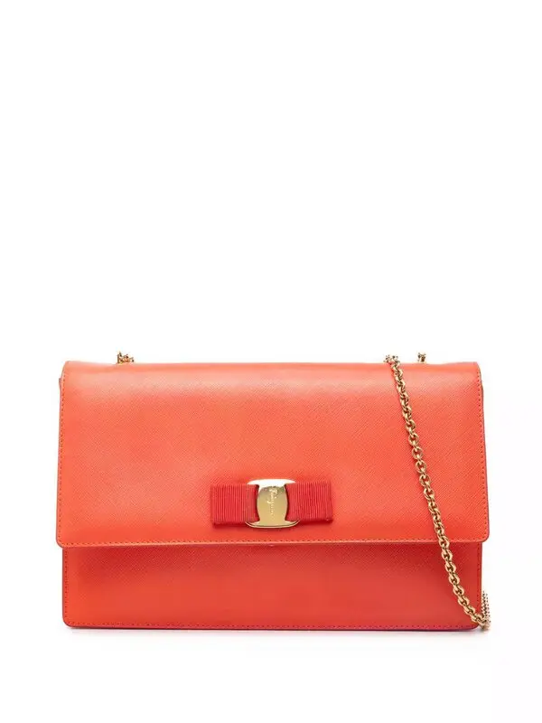 FERRAGAMO Vara Bow Chain Crossbody Bag