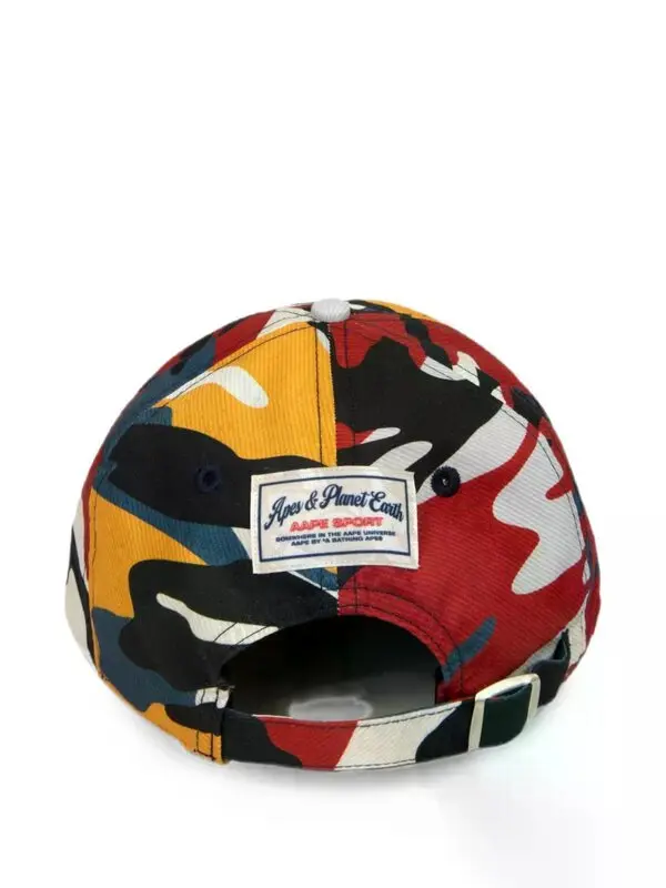 AAPE BY *A BATHING APE Camo-print Logo-embroidered Cap