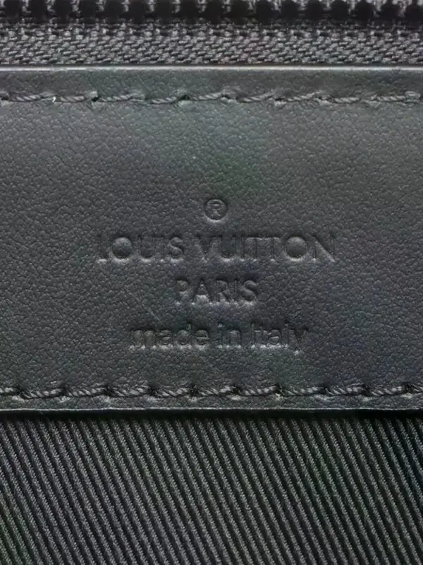 LOUIS VUITTON Monogram Taurillon Sac Plat Cross Satchel