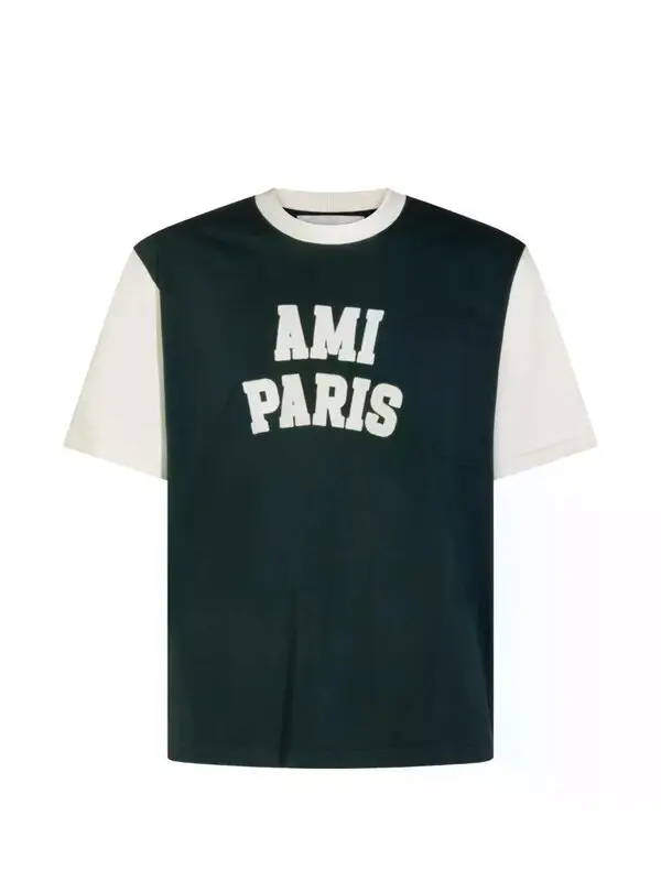 AMI Paris Logo-appliqué T-shirt