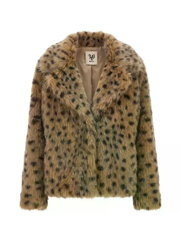 ANIYE BY Leopard-print Faux-fur Jacket