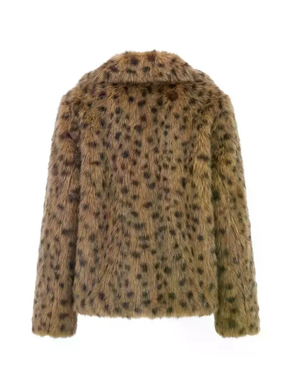 ANIYE BY Leopard-print Faux-fur Jacket