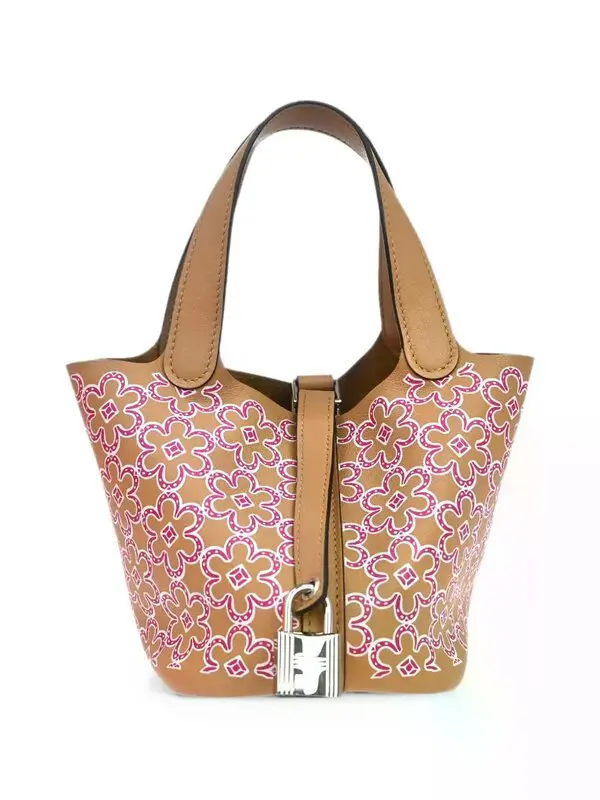 Hermès 2022 Picotin Micro Lucky Daisy Tote Bag