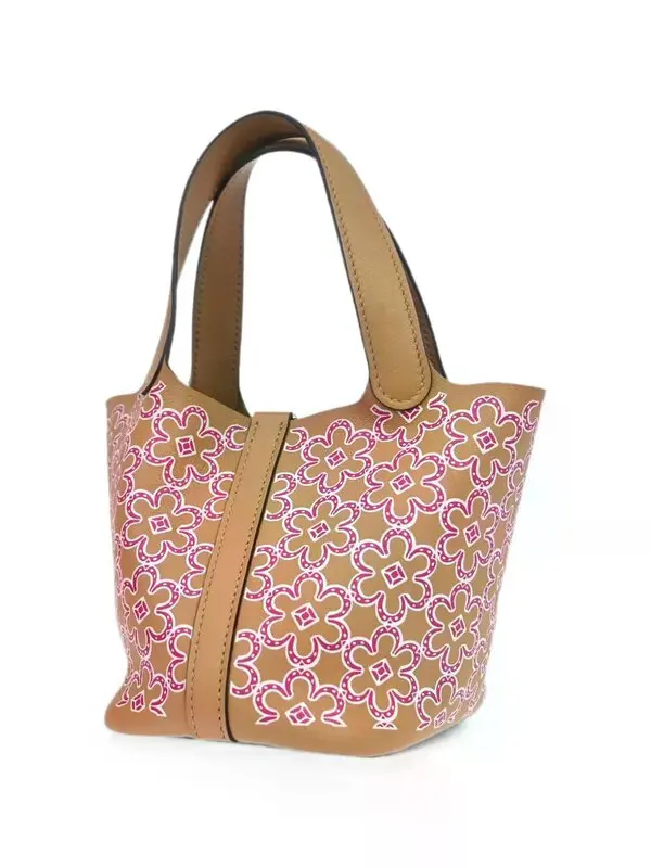 Hermès 2022 Picotin Micro Lucky Daisy Tote Bag