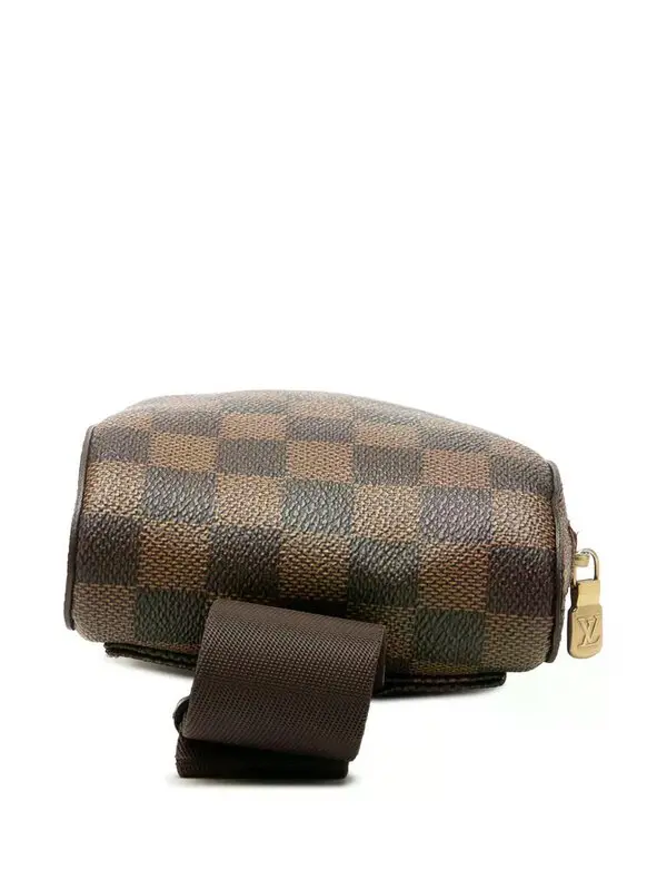 LOUIS VUITTON Damier Ebene Geronimos Crossbody Bag - Brown