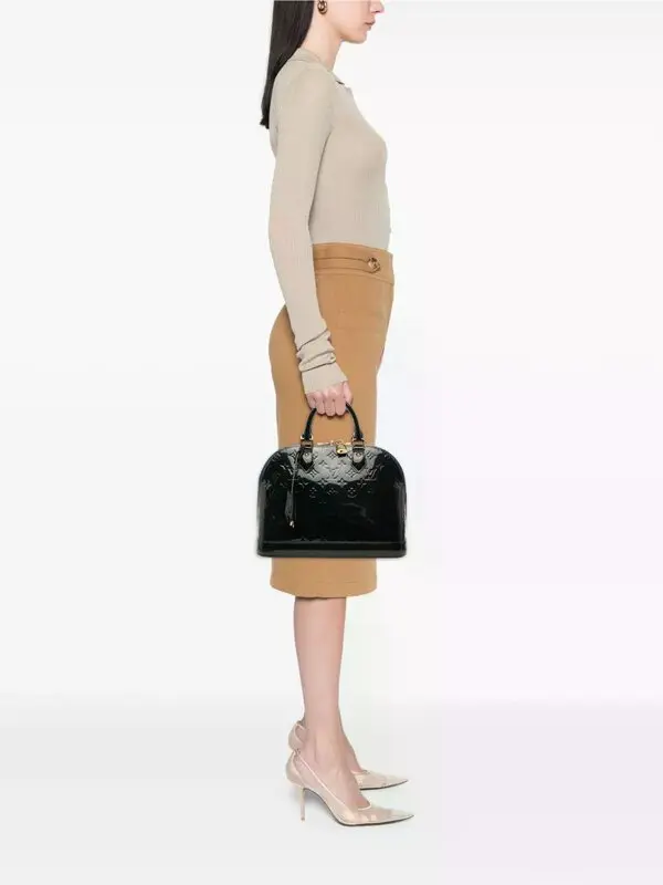 LOUIS VUITTON 2013 Monogram Vernis Alma Pm Handbag