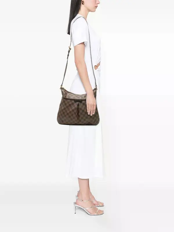 LOUIS VUITTON Damier Ebene Bloomsbury Pm Crossbody Bag - Brown