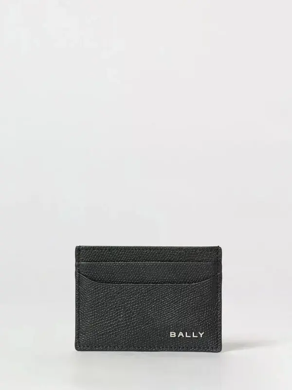 Bally Grainy Leather Cardholder - Black
