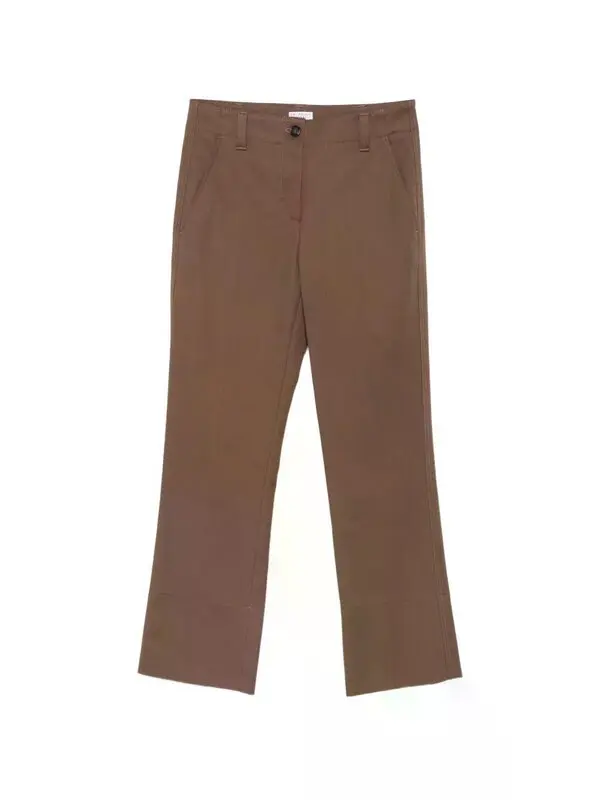 Brunello Cucinelli Belt Loops Trousers - Brown