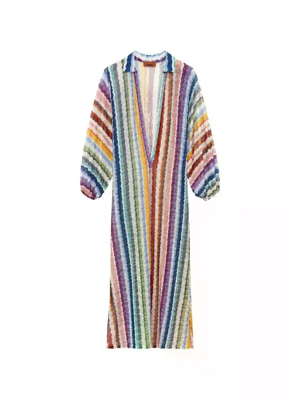 Missoni Zig-zag Maxi Dress - White