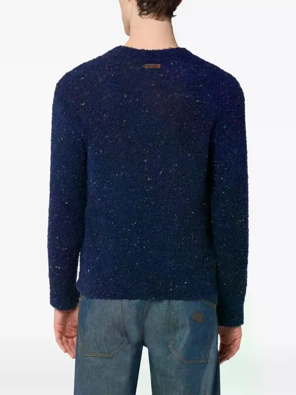 Moschino Teddy Bear Bouclé Wool-blend Sweater