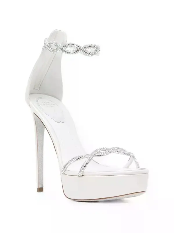 Rene Caovilla 130mm Braid Fondant Sandals