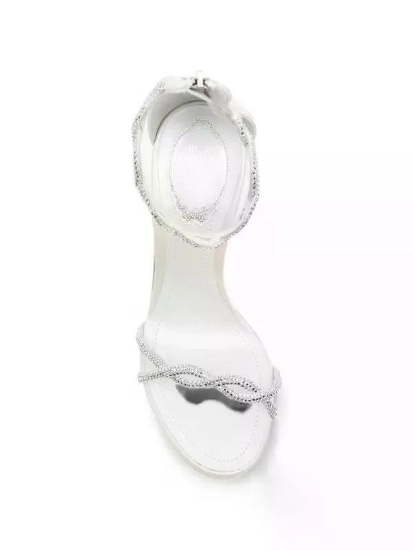 Rene Caovilla 130mm Braid Fondant Sandals
