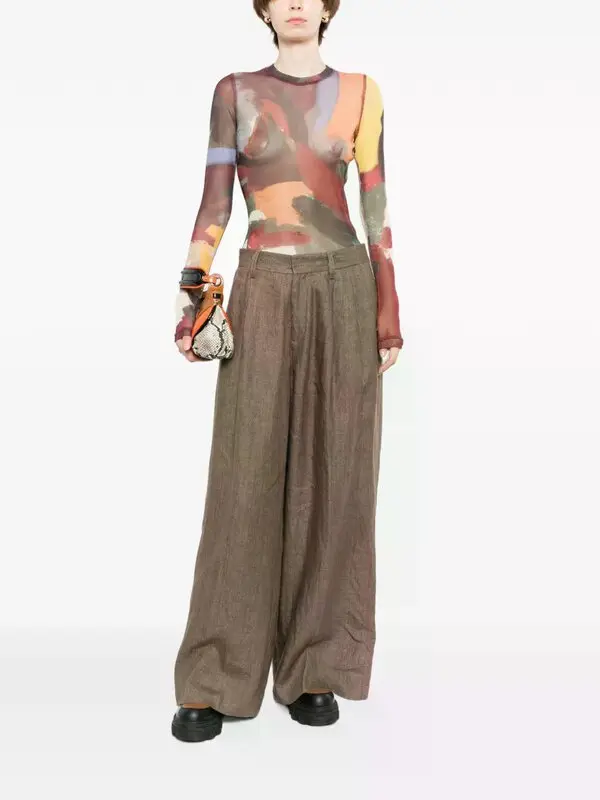 ERL Wide-leg Tailored Trousers